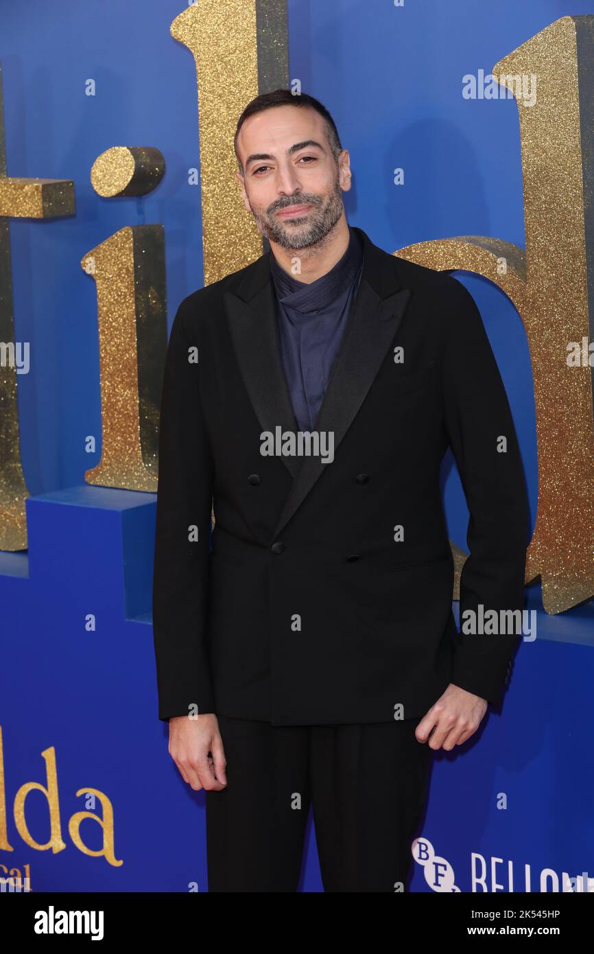 Mohammed Al Turki attends the World Premiere of Roald Dahl’s Matilda ...