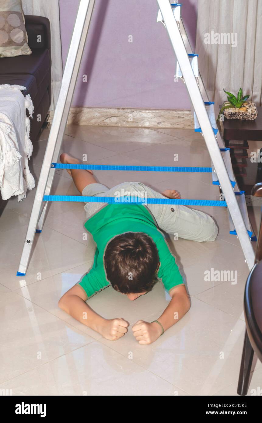 The boy downstairs hi-res stock photography and images - Alamy