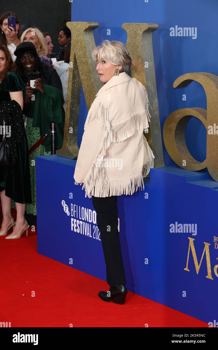 Emma Thompson attends the World Premiere of Roald Dahl’s Matilda The ...