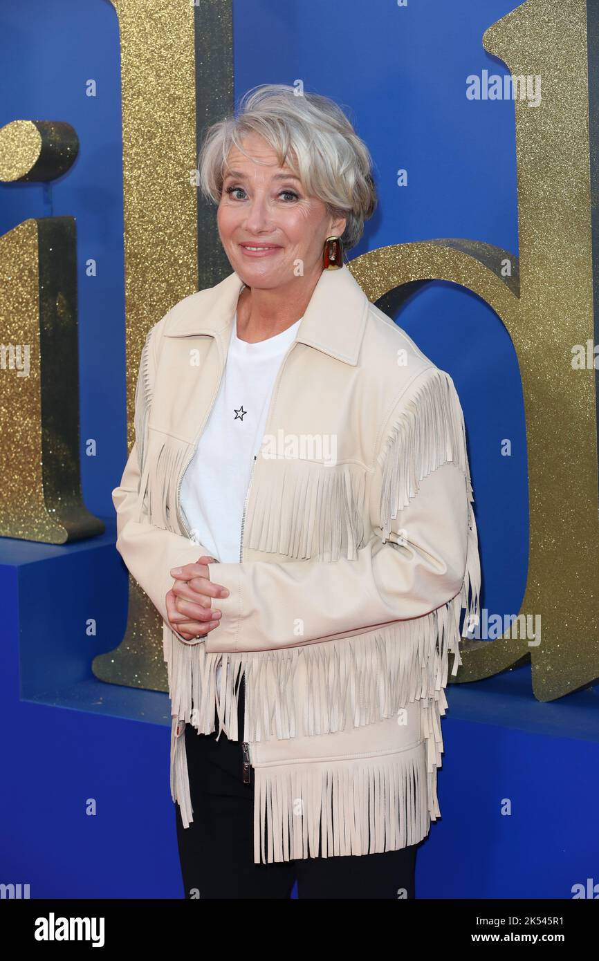 Emma Thompson attends the World Premiere of Roald Dahl’s Matilda The ...