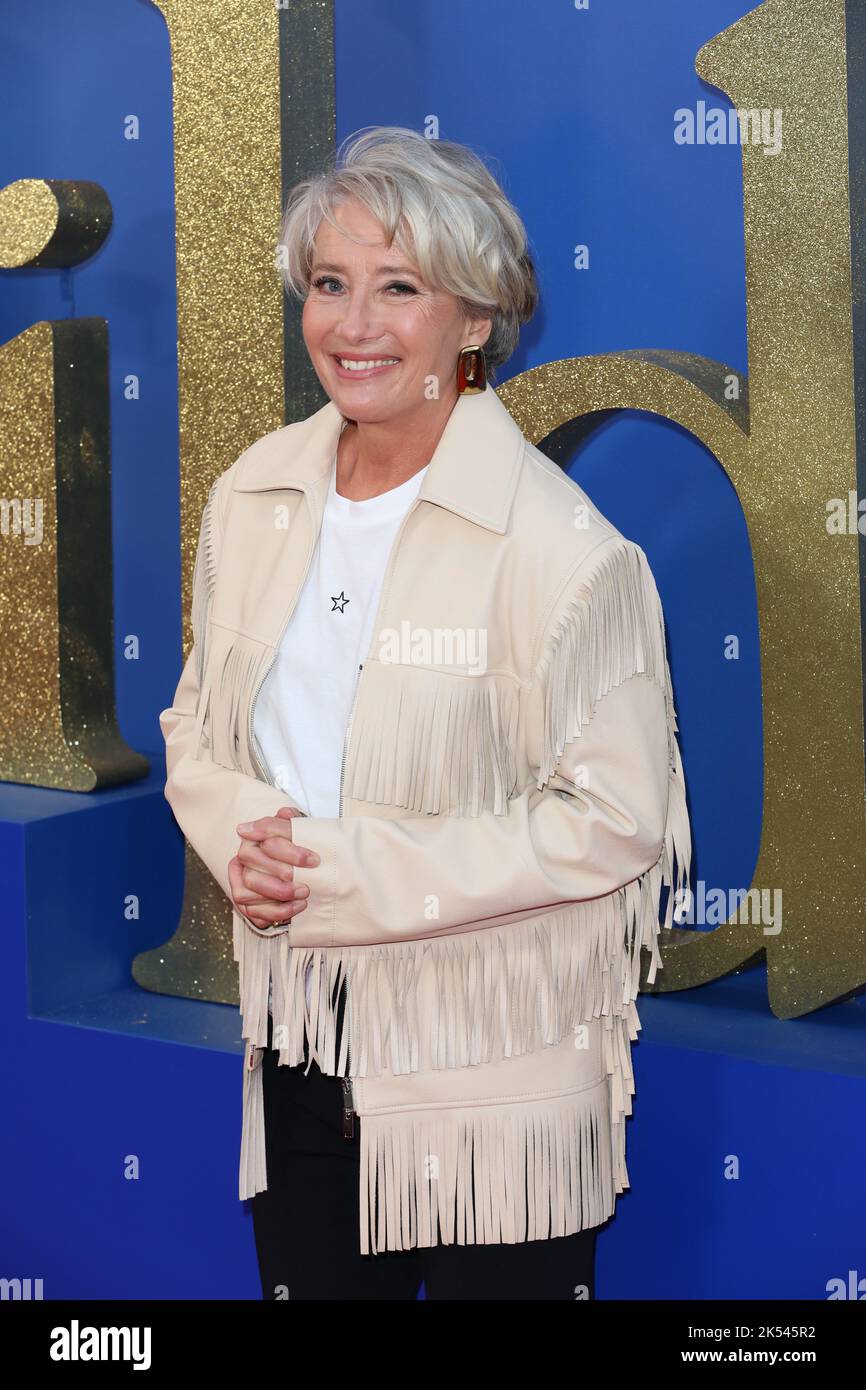 Emma Thompson attends the World Premiere of Roald Dahl’s Matilda The ...