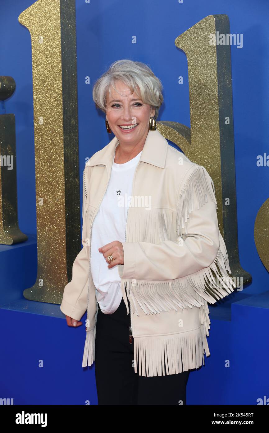 Emma Thompson attends the World Premiere of Roald Dahl’s Matilda The ...