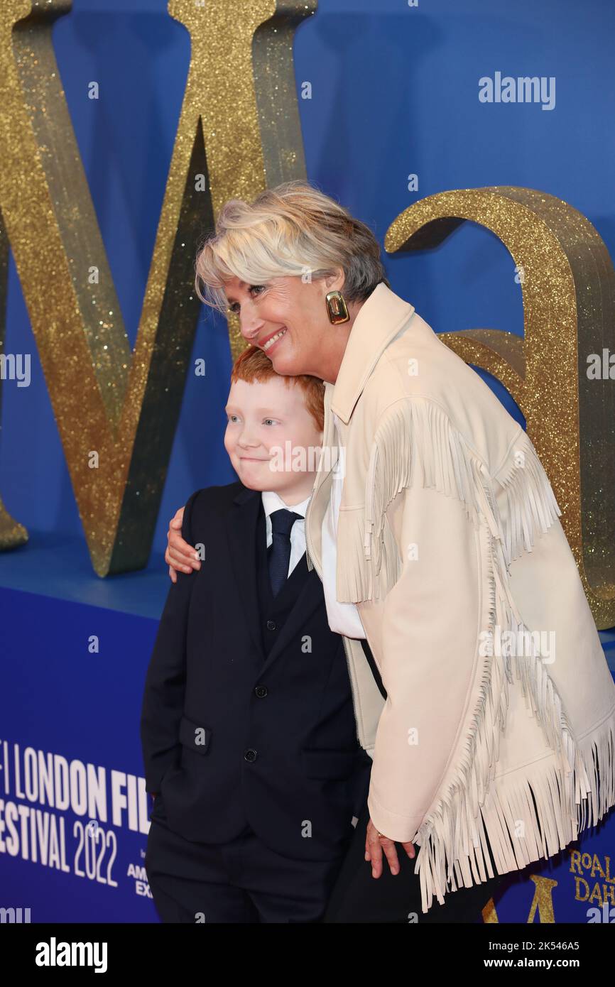 Emma Thompson attends the World Premiere of Roald Dahl’s Matilda The ...