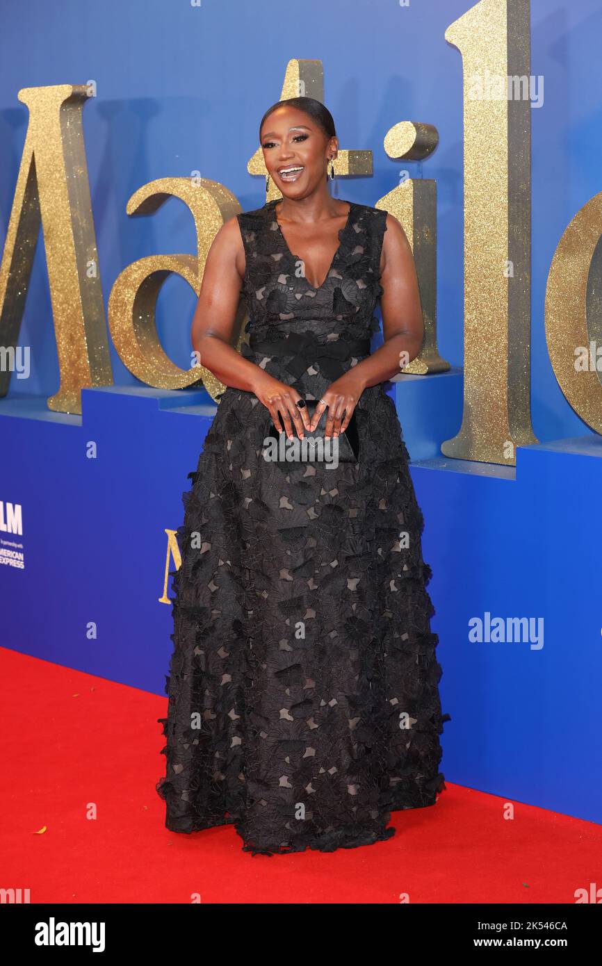 Nana Mensah attends the World Premiere of Roald Dahl’s Matilda The ...