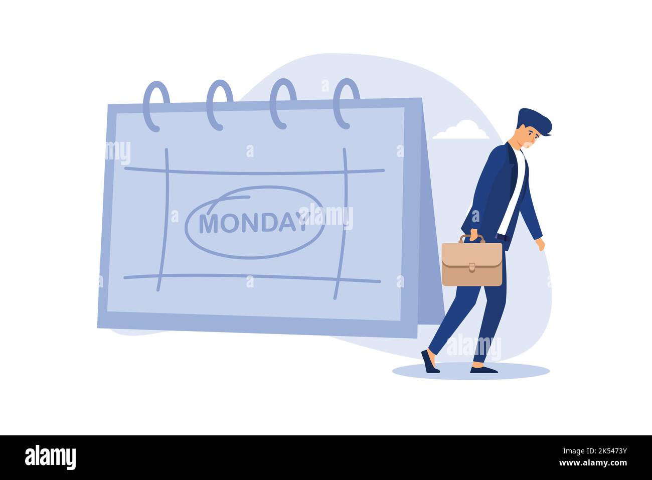 Monday Morning Blues Clip Art