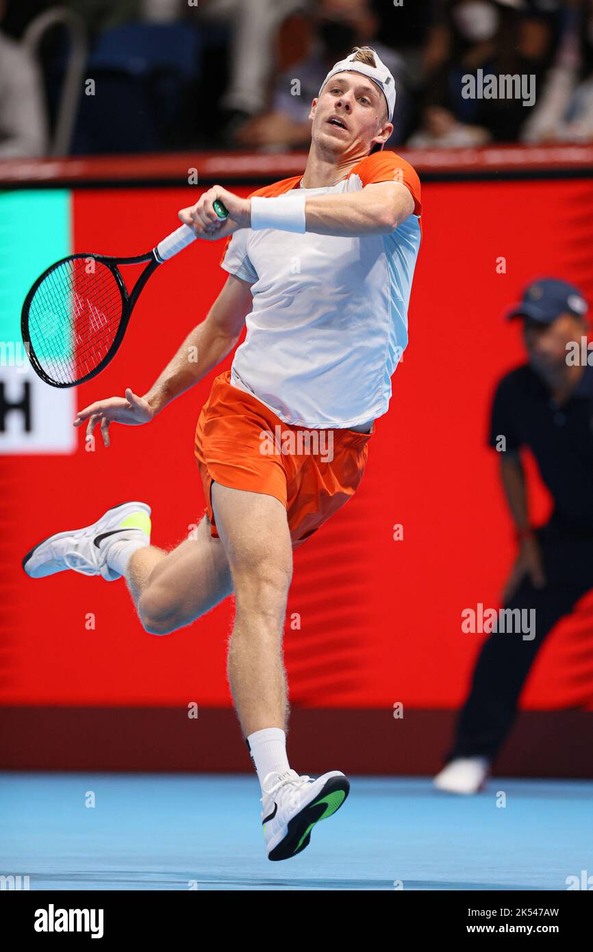 Ariake Colosseum, Tokyo, Japan. 5th Oct, 2022. Denis Shapovalov (CAN ...