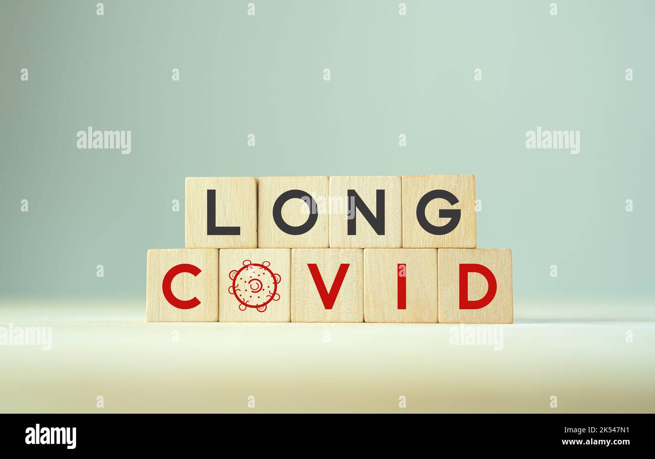 Long covid, post covid concept. Long-term effects of coronavirus ...