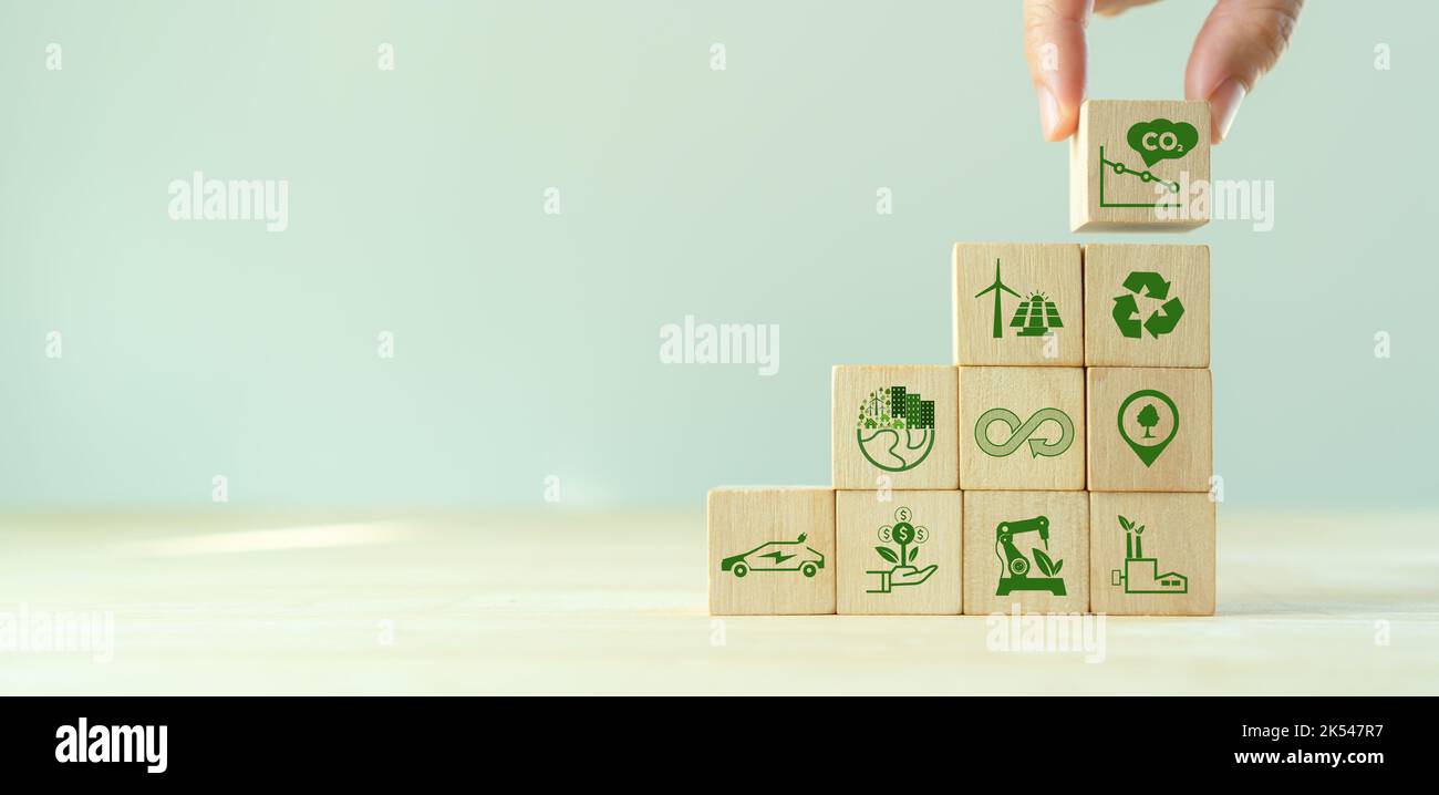 Low carbon,carbon neutral concept. Net zero greenhouse gas emissions ...