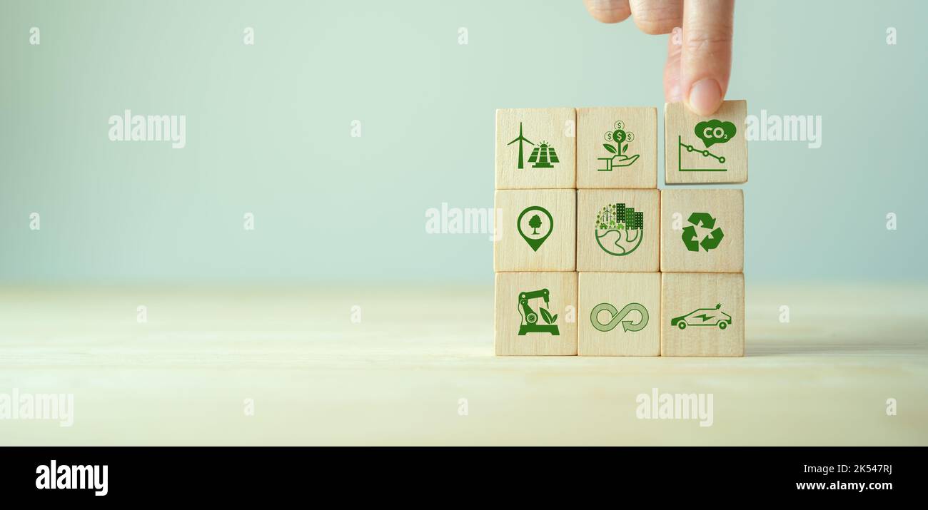 Low carbon,carbon neutral concept. Net zero greenhouse gas emissions ...