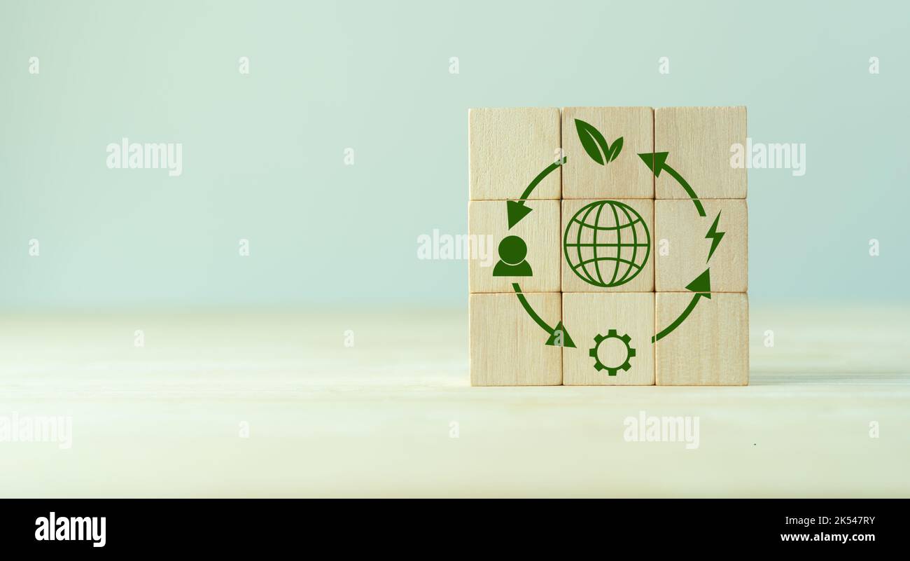 Circular economy concept, recycle, environment, reuse, manufacturing ...