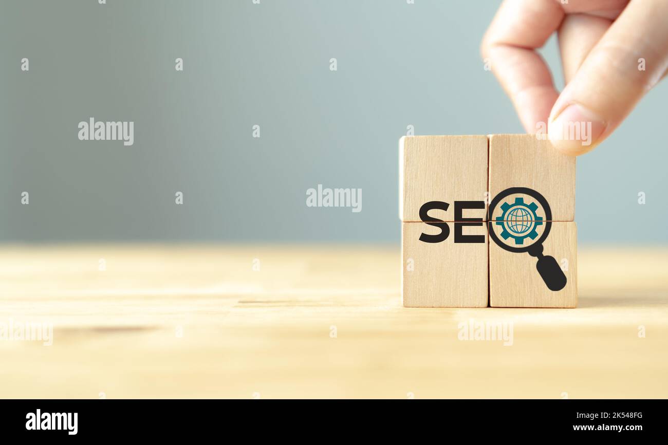 SEO, Search Engine Optimization ranking concept. Digital marketing ...