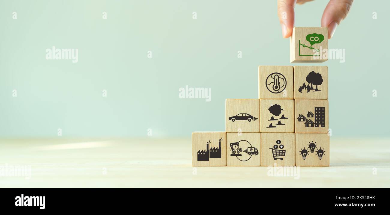 Low carbon emission and net zero concept. Climate changing problems ...