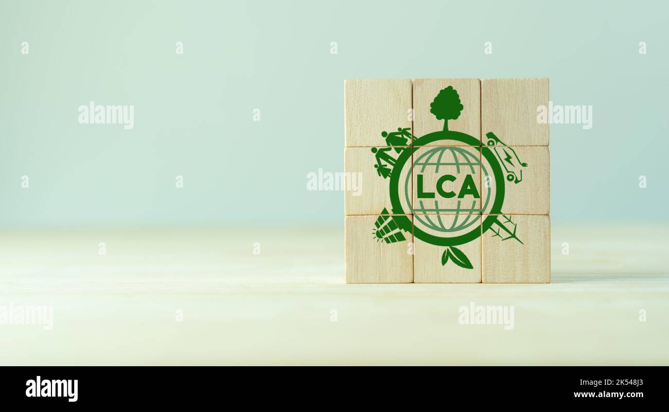 LCA, Life cycle assessment concept. Methodology for assessing ...