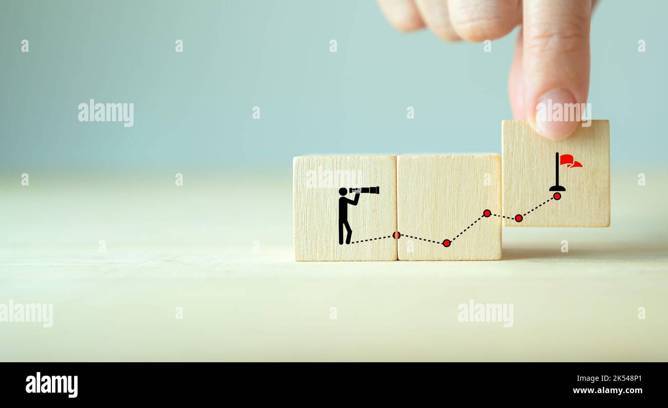 Business opportunities and planning concept. Visionary entrepreneur ...