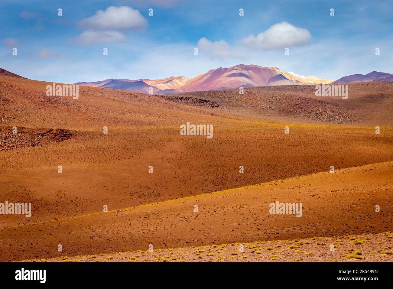 Atacama desert, volcanic arid landscape in Northern Chile, South ...