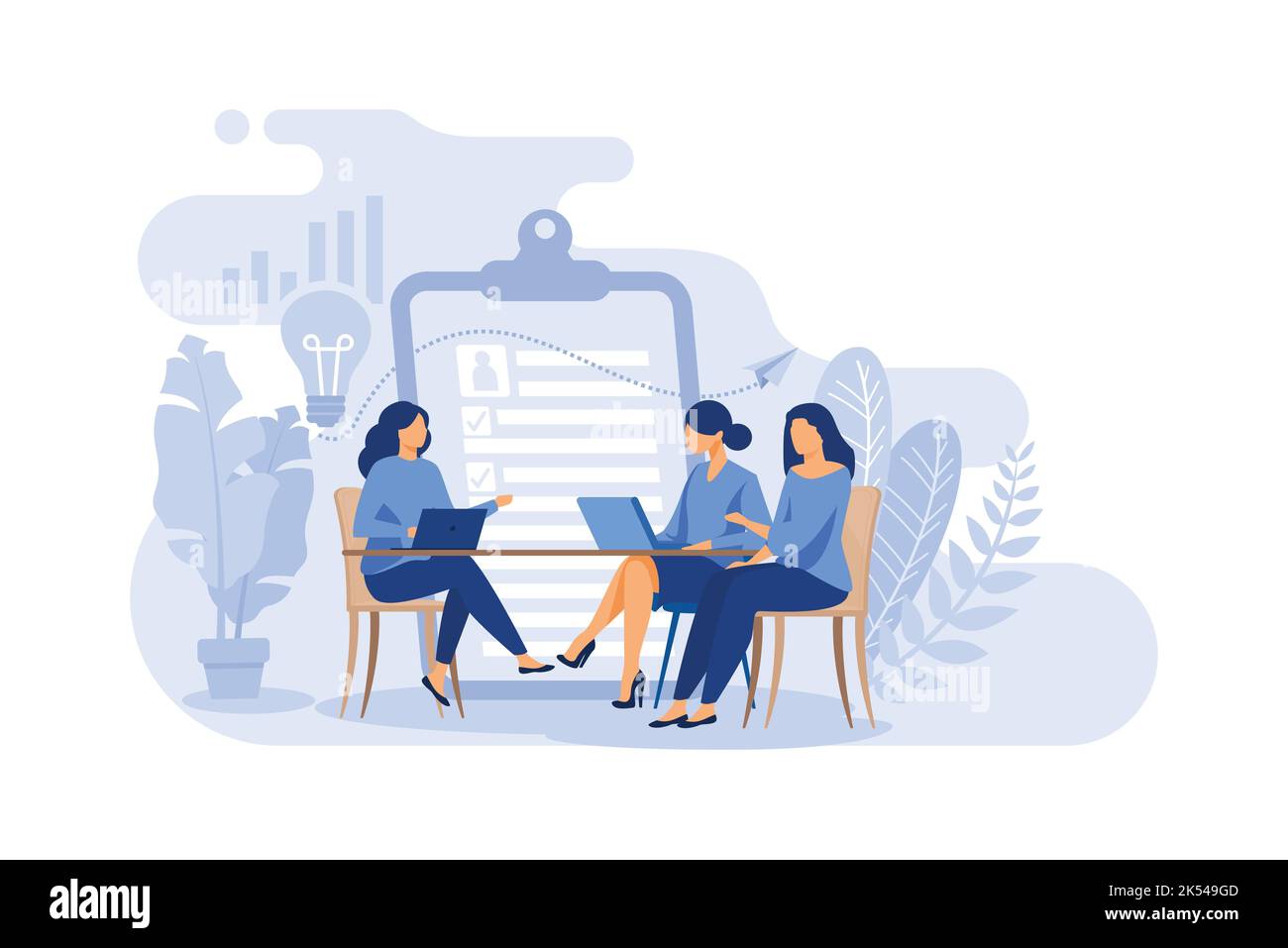 Employer's meeting with the job candidate during the pre-employment ...