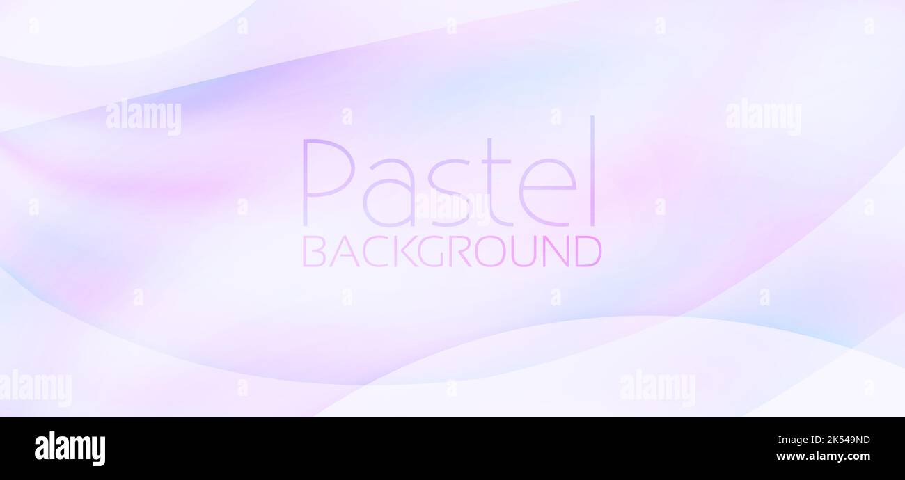 Abstract blurred minimal pastel background with transparent shapes. Subtle vector graphic ...