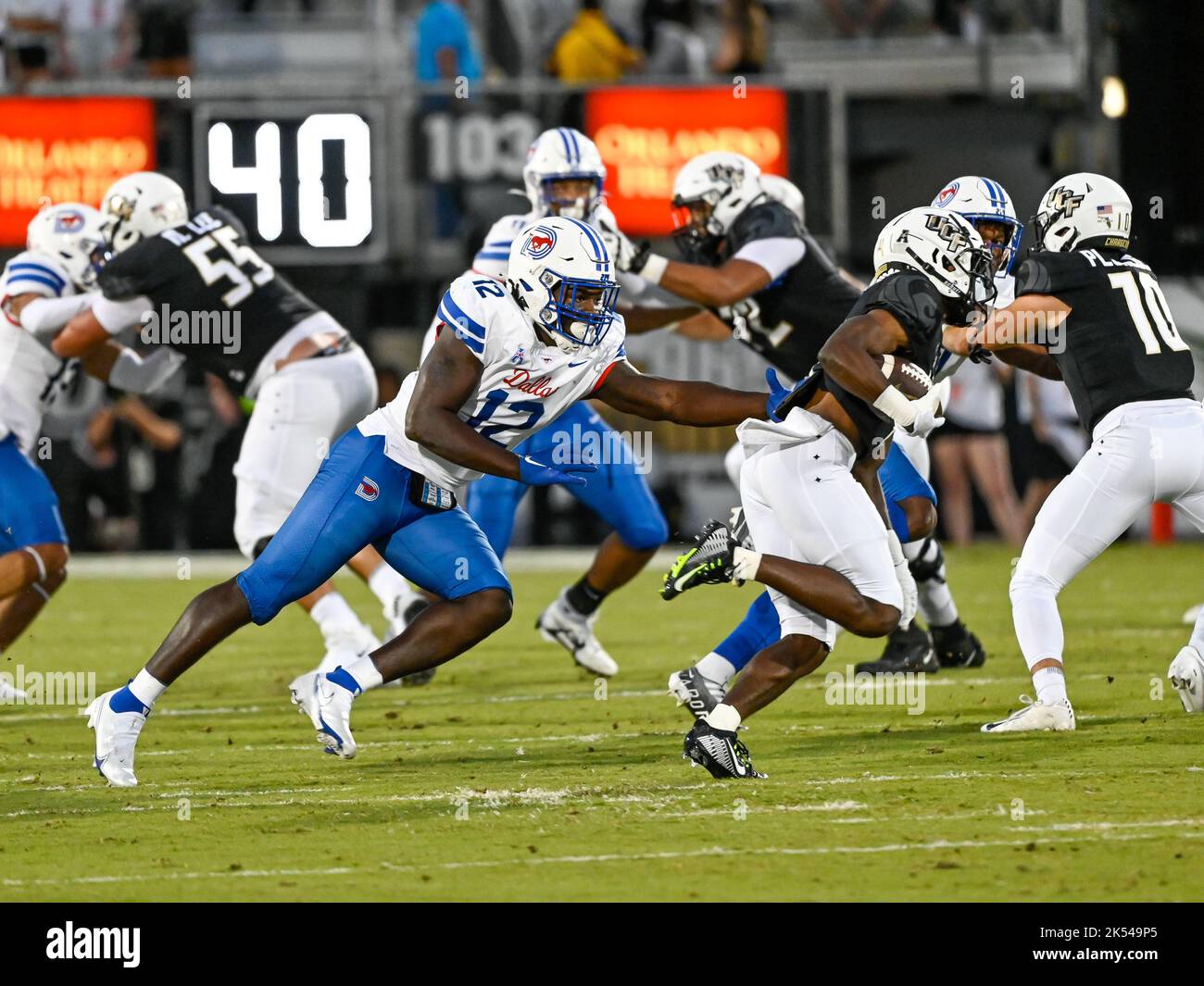 Orlando, FL, USA. 5th Oct, 2022. during 1st half NCAA football game ...