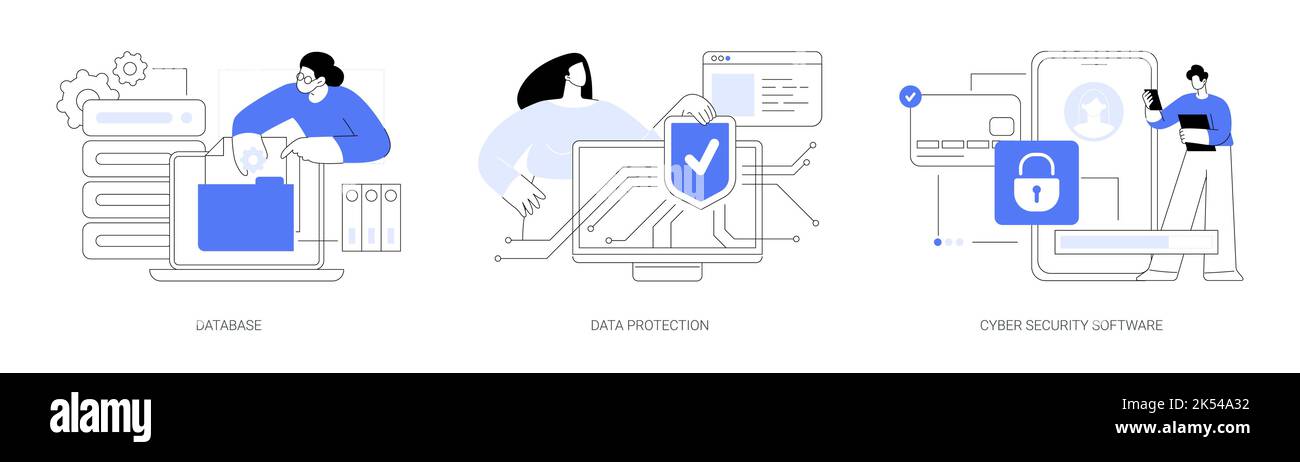 Cloud Computing Network Safety Abstract Concept Vector Illustrations Stock Vector Image And Art