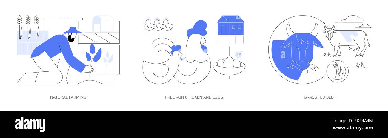 Ecological farming abstract concept vector illustrations Stock Vector ...