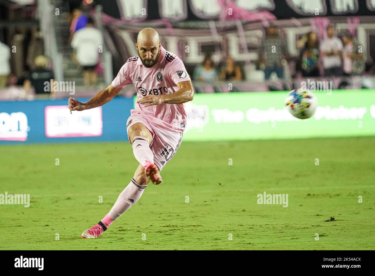 Fort Lauderdale, Florida, USA, October 5, 2022, Inter Miami attacker ...