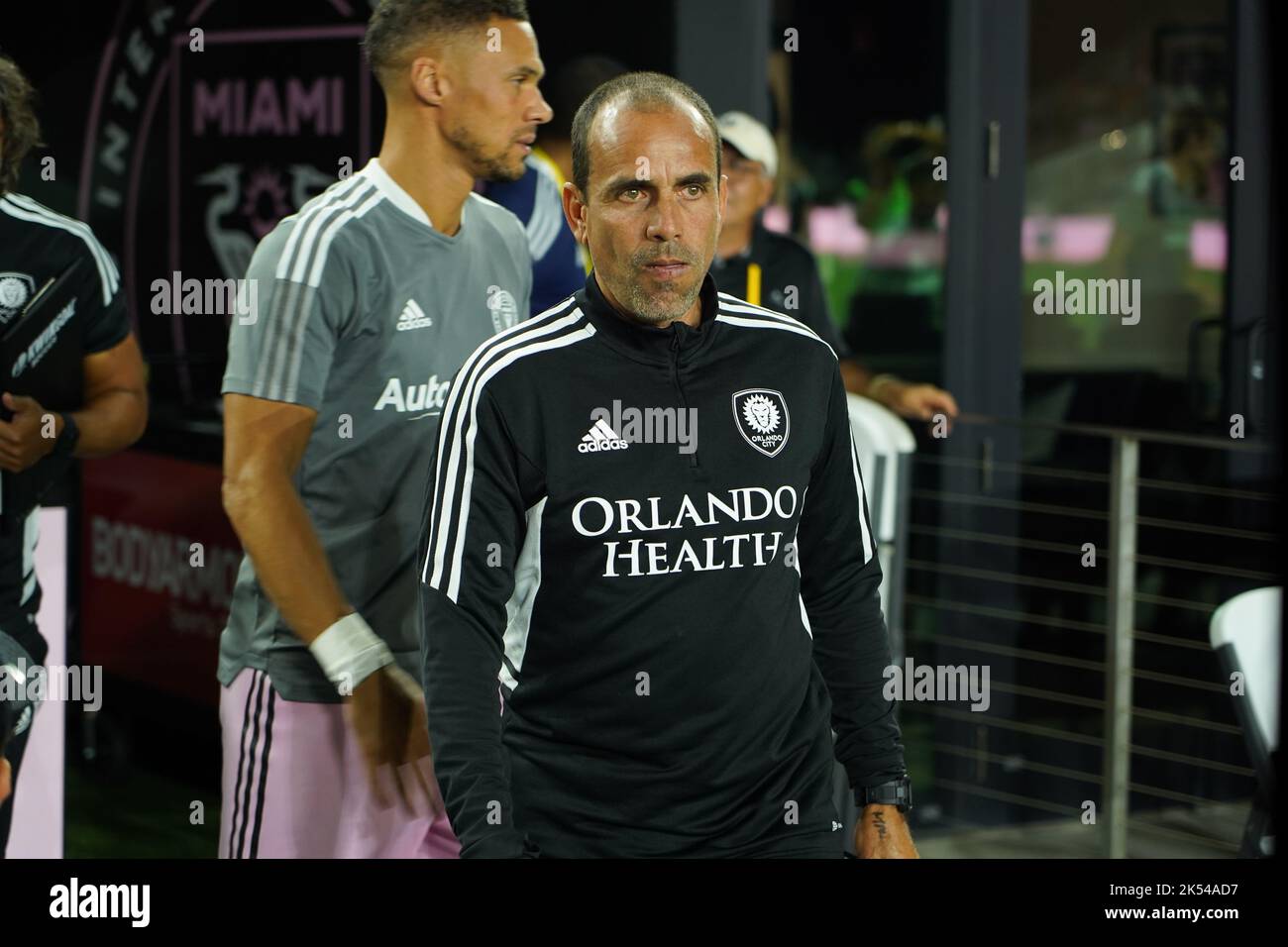 Fort Lauderdale, Florida, USA, October 5, 2022, Orlando City head coach ...
