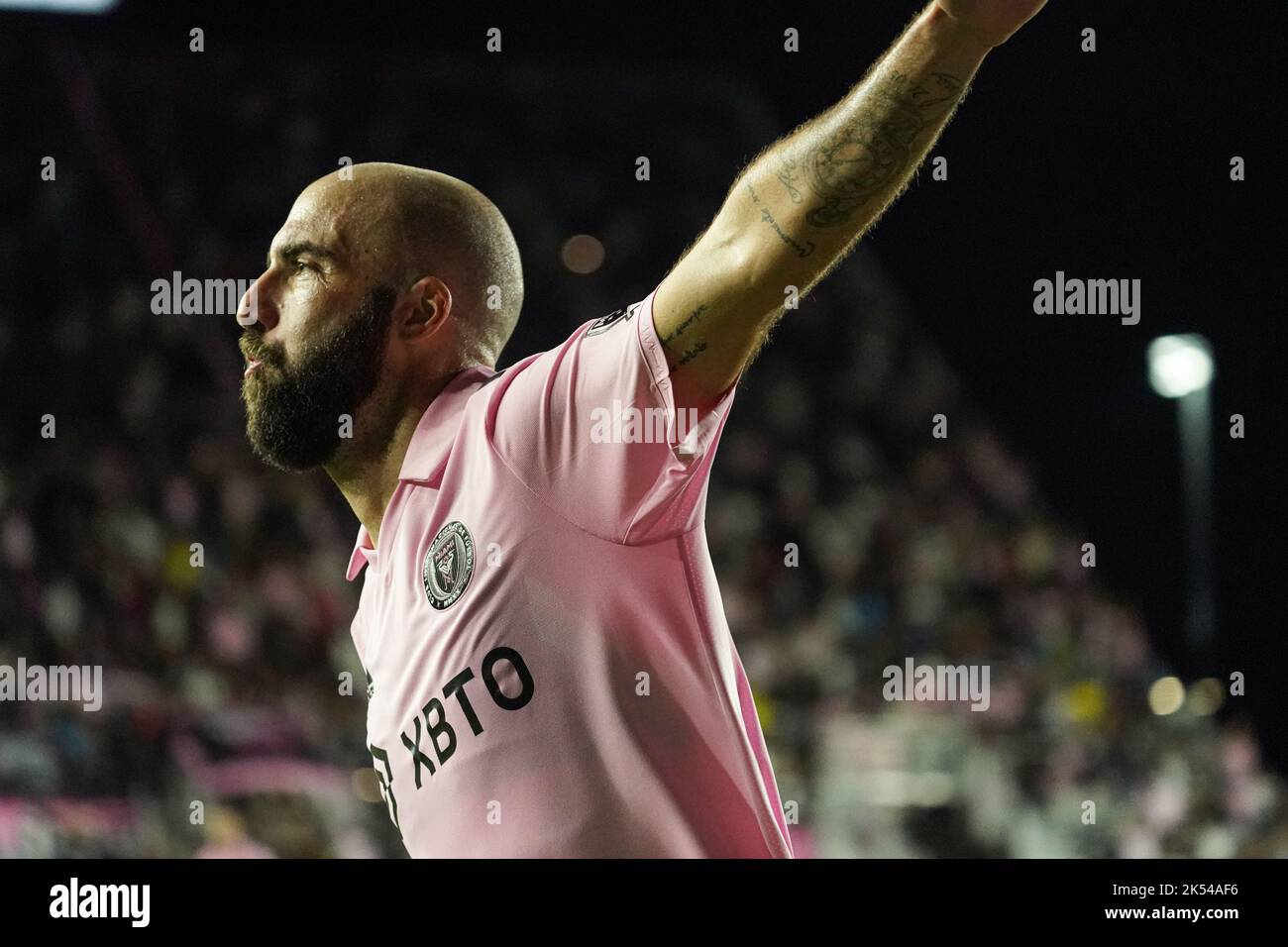 Fort Lauderdale, Florida, USA, October 5, 2022, Inter Miami attacker ...