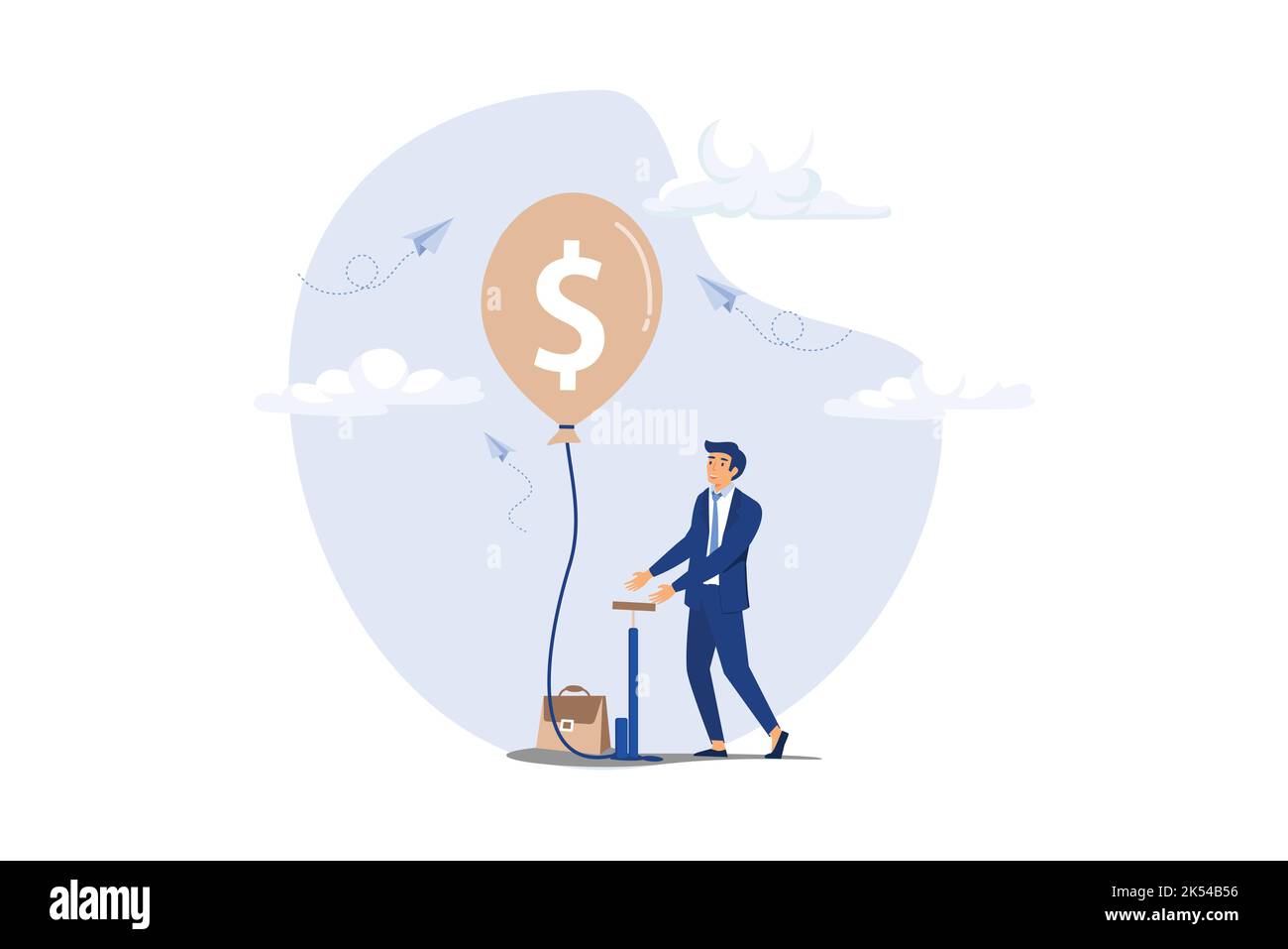 Investment bubble causing financial crisis, overvalued stock market or ...