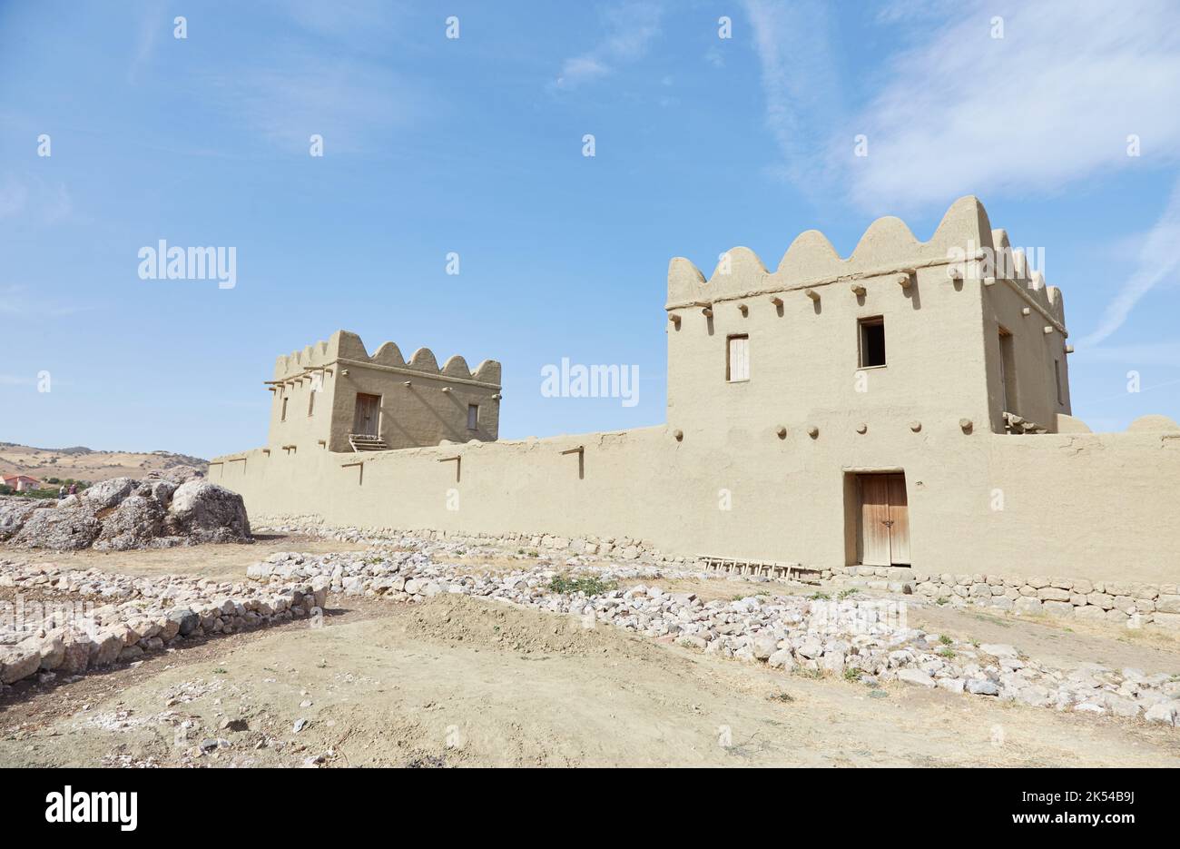 The Reconstructed City Walls of Hittite Hattusa Stock Photo - Alamy