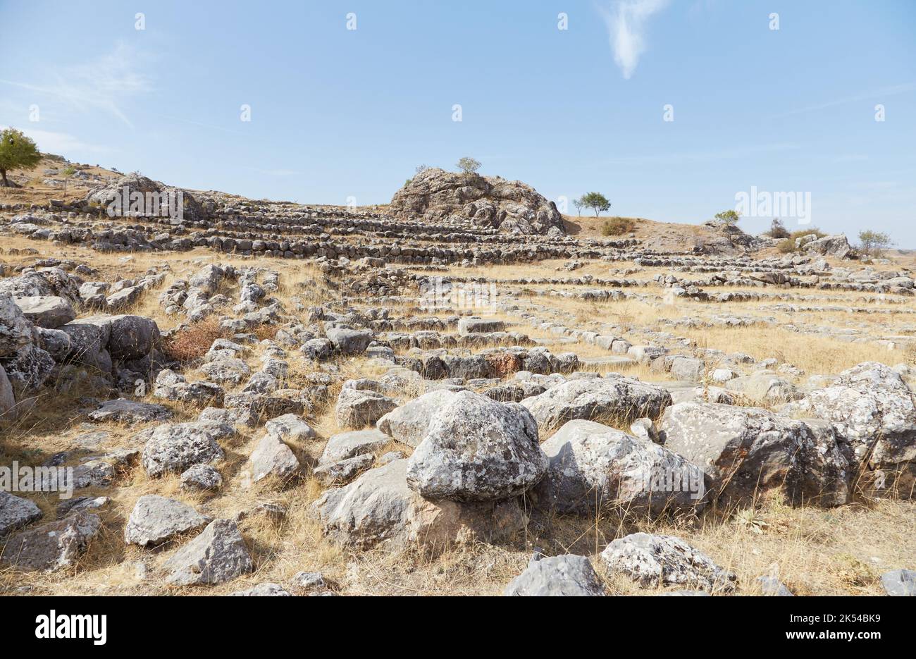 Hattusa, the Capital of the Vast Bronze Age Hittite Empire Stock Photo ...
