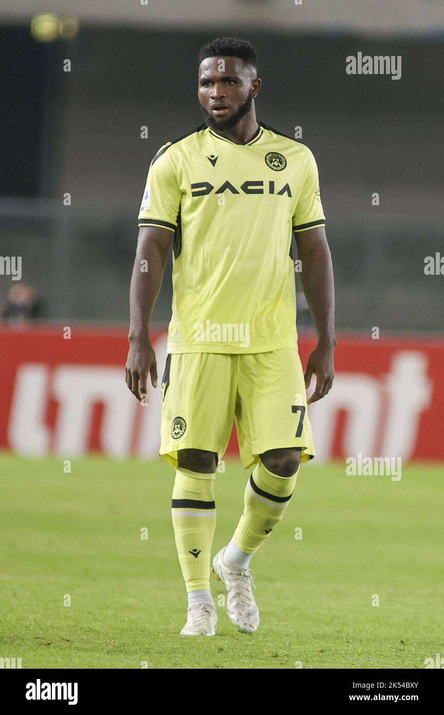 Isaac Success of Udinese FC during Hellas Verona vs Udinese FC, 8 ...