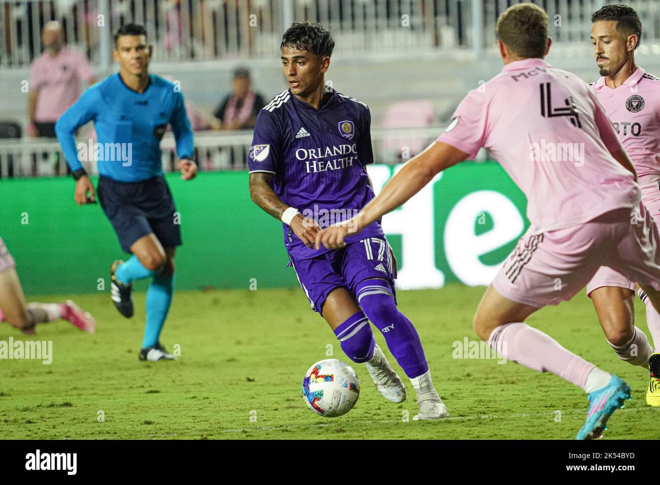 Fort Lauderdale, Florida, USA, October 5, 2022, Orlando City forward ...
