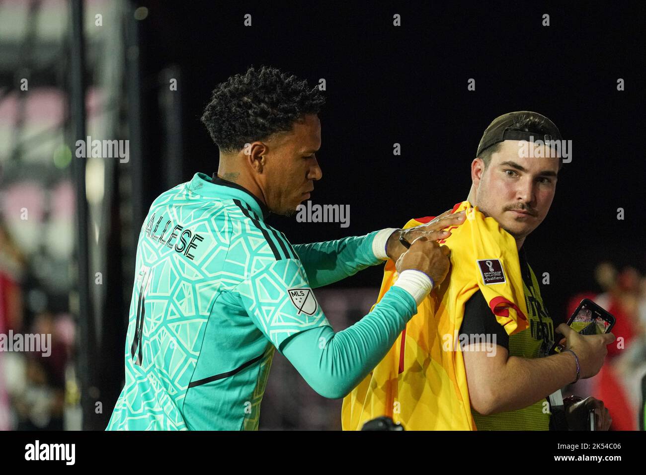 Fort Lauderdale, Florida, USA, October 5, 2022, Orlando City Goalkeeper ...