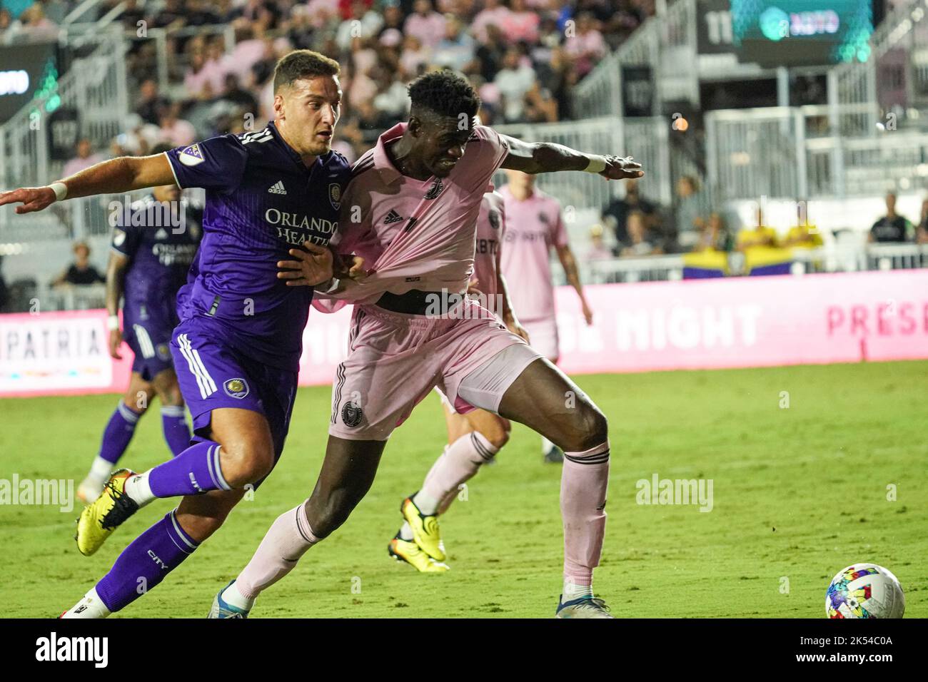 Fort Lauderdale, Florida, USA, October 5, 2022, Orlando City forward ...