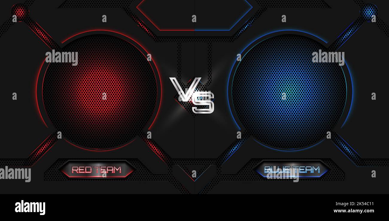Versus battle fighting realistic 3d screen banner sport background Stock Vector Image & Art - Alamy