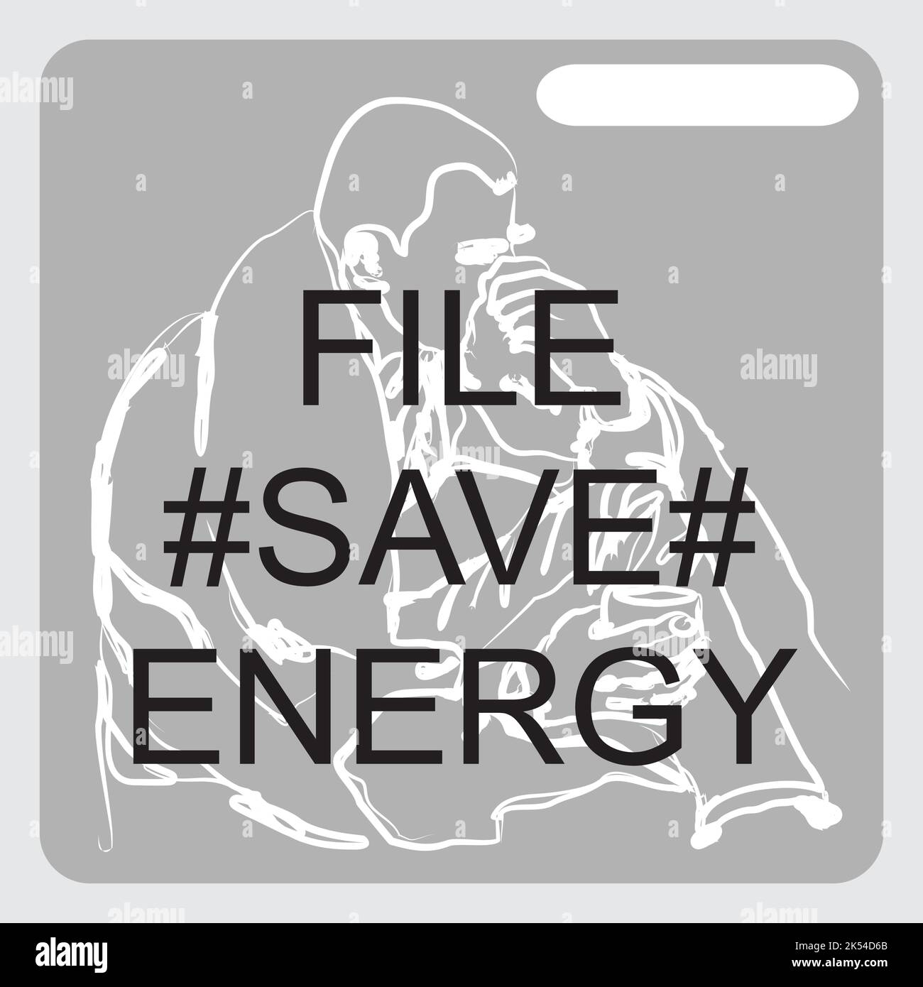 Image Illustration of cold people expression. For posters, pamphlets ...