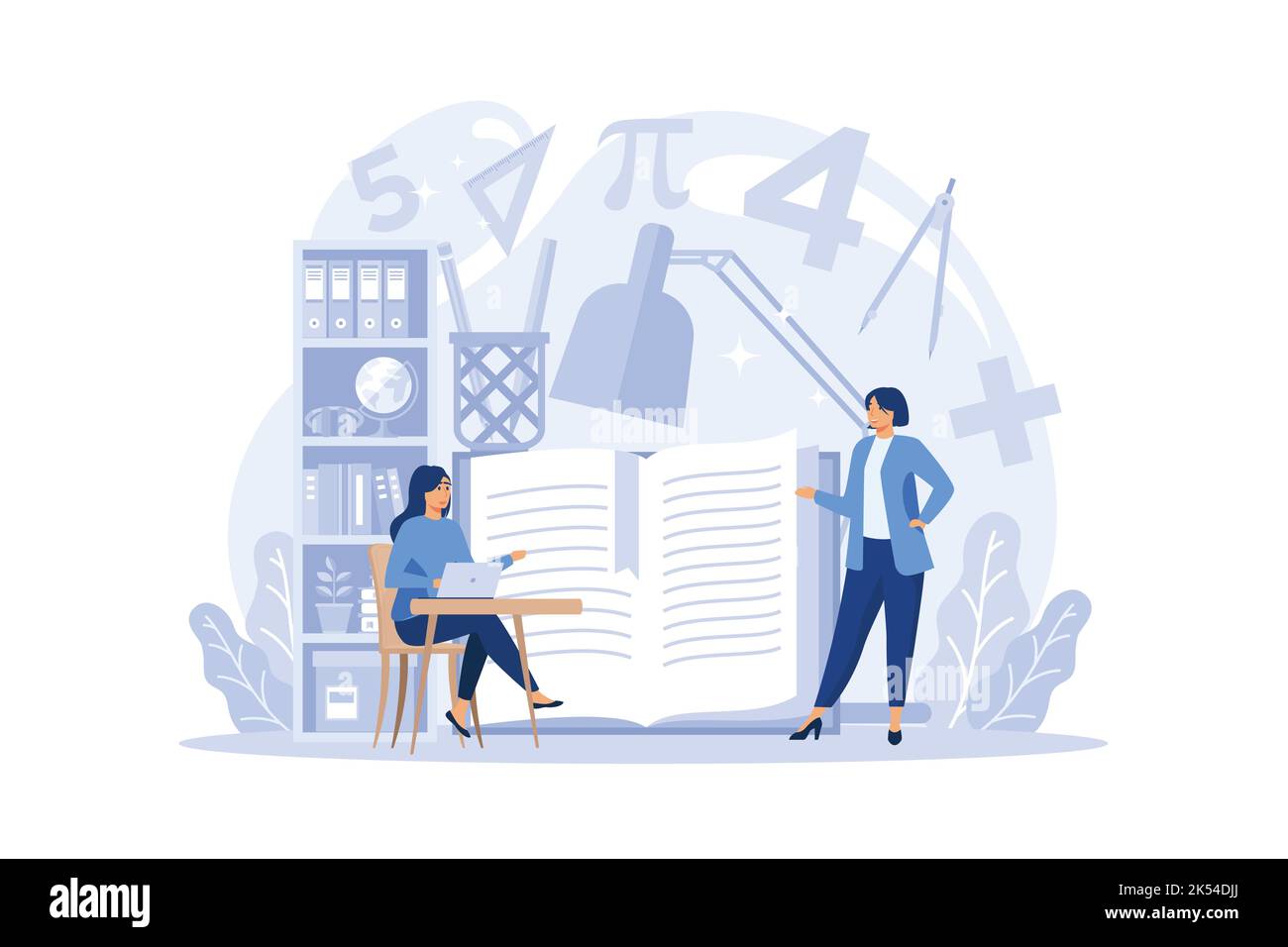 Math school subject set. Learning mathematics, idea of education and ... Math school subject set. Learning mathematics, idea of education and ...