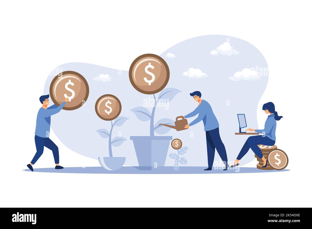 Dividend vector vectors hi-res stock photography and images - Alamy