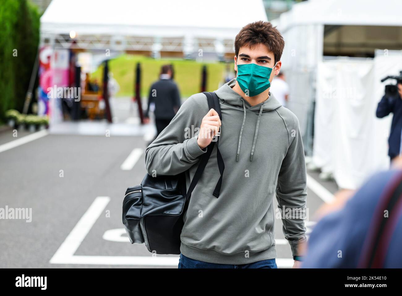 Suzuka, Japan, 06/10/2022, STROLL Lance (can), Aston Martin F1 Team AMR22, portrait during the ...