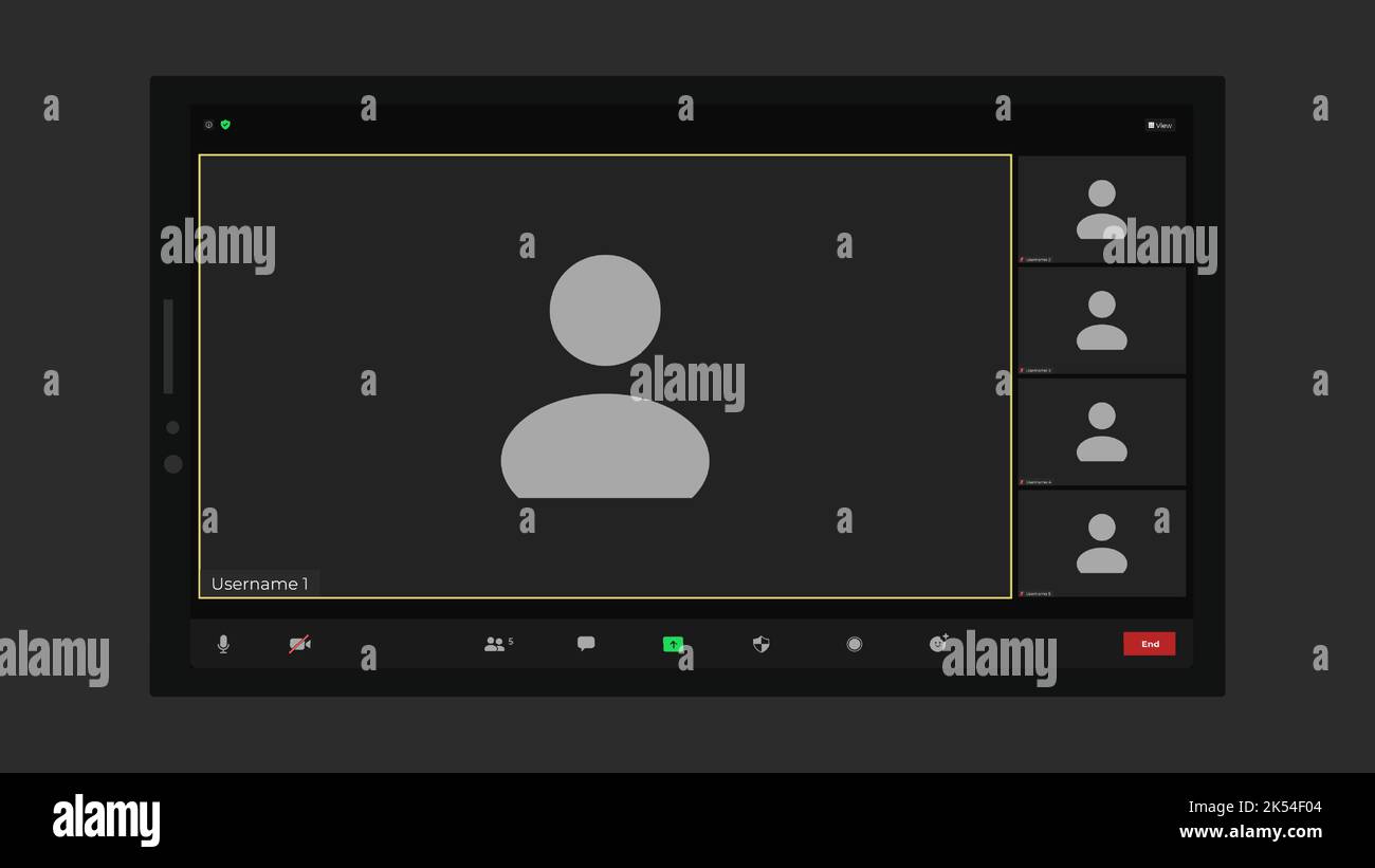 Video conference calls window overlay. Video calls window overlay ...