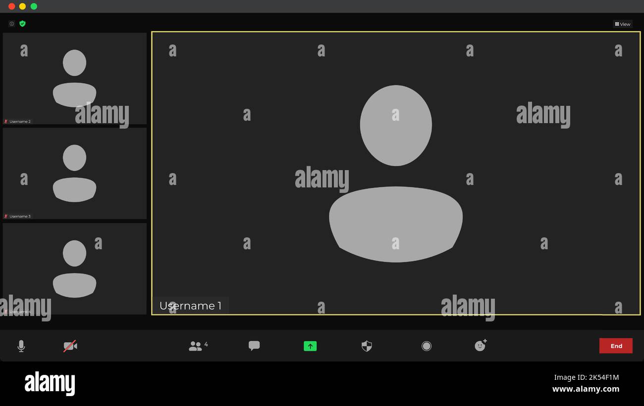 Video conference calls window overlay. Video calls window overlay. Call ...