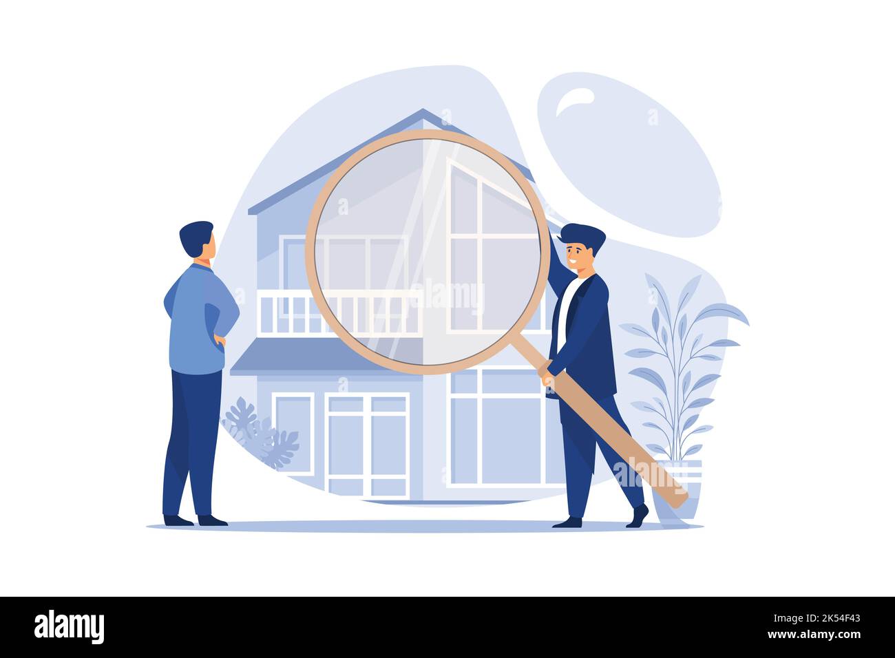 House selection and search, house project, real estate business concept ...