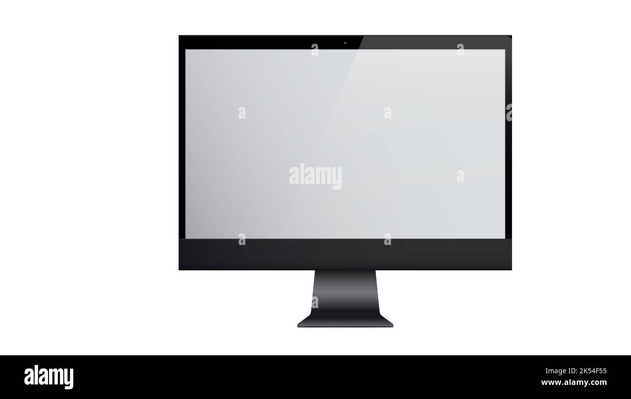 Computer display with blank screen. Screen computer monitor. Screen ... Computer display with blank screen. Screen computer monitor. Screen ...