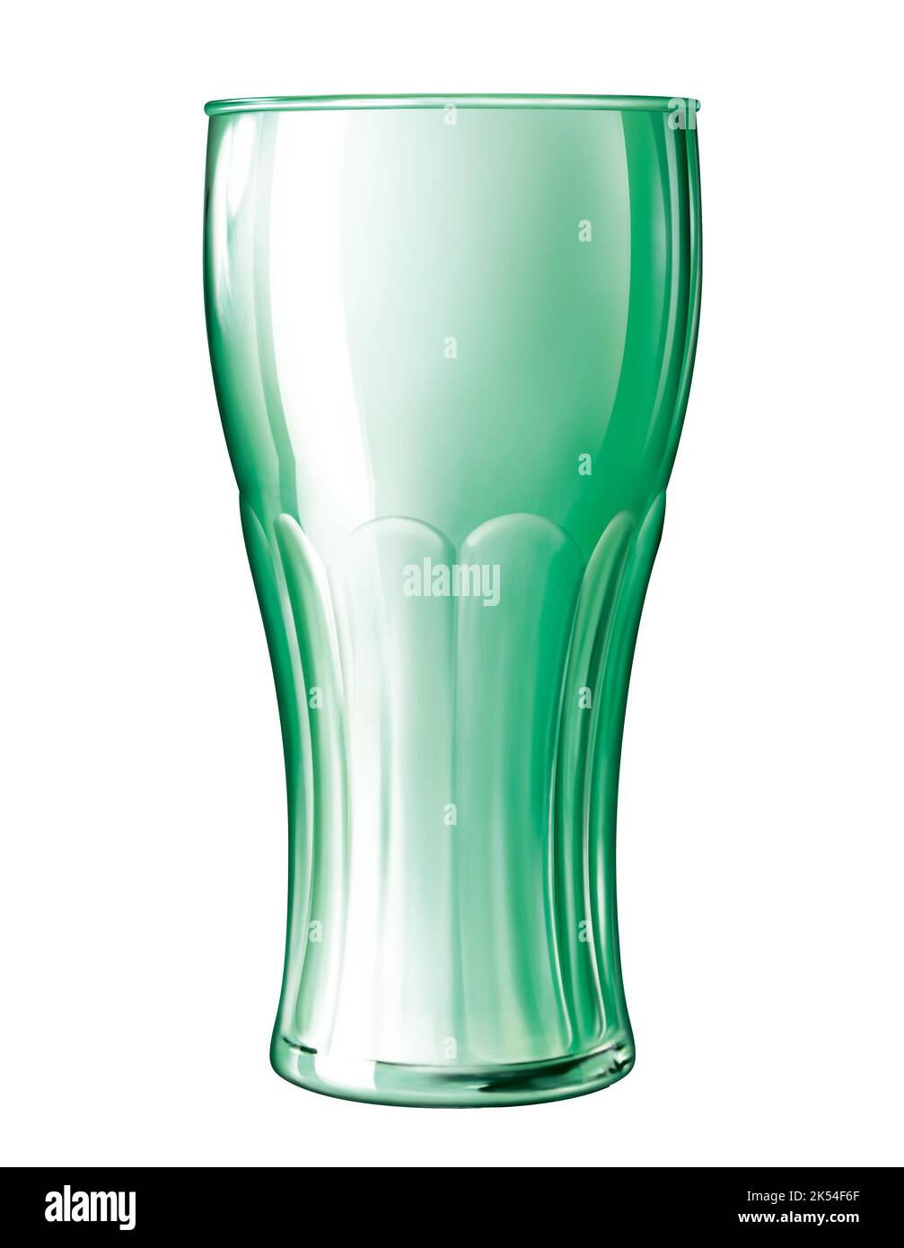 GLASS, ILLUSTRATION, isolated on white background realism, photo ...