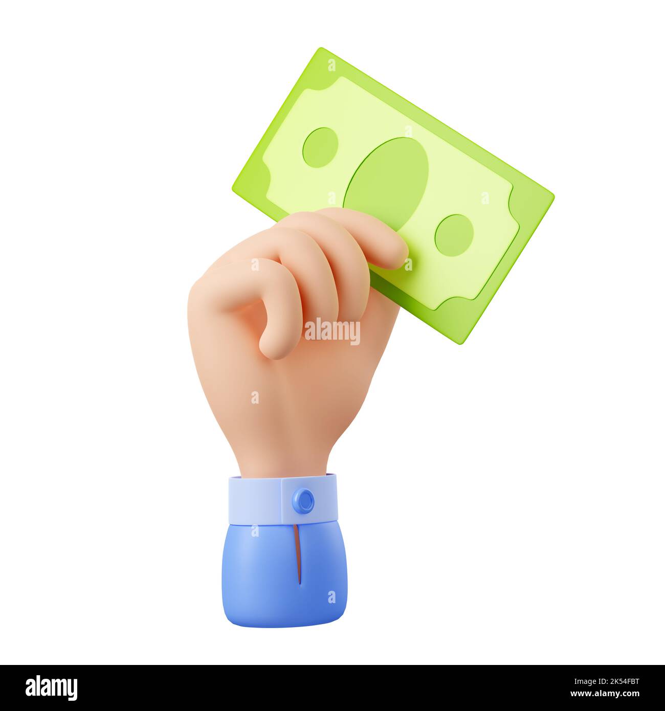 Man hand hold paper cash money, dollar banknote. Concept of payment ...