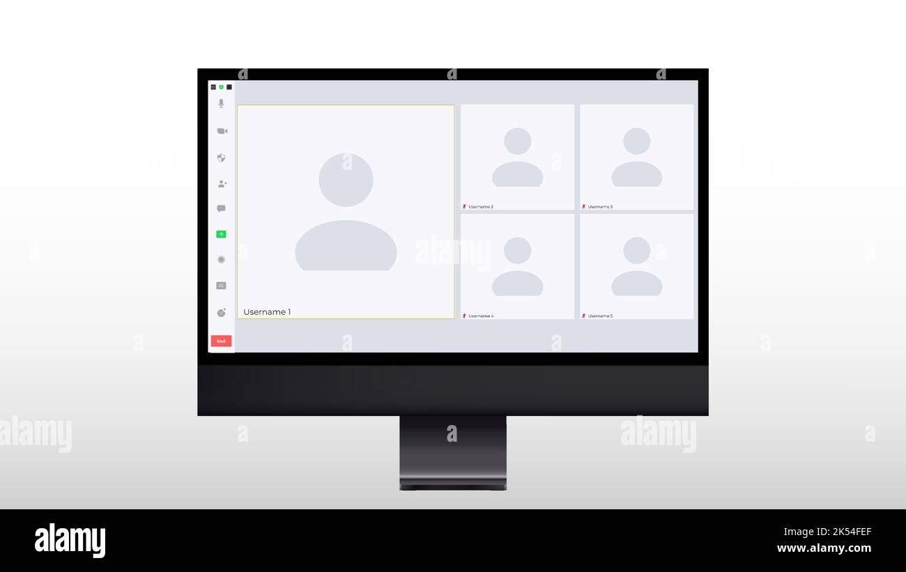 Digital signage display Stock Vector Images - Alamy