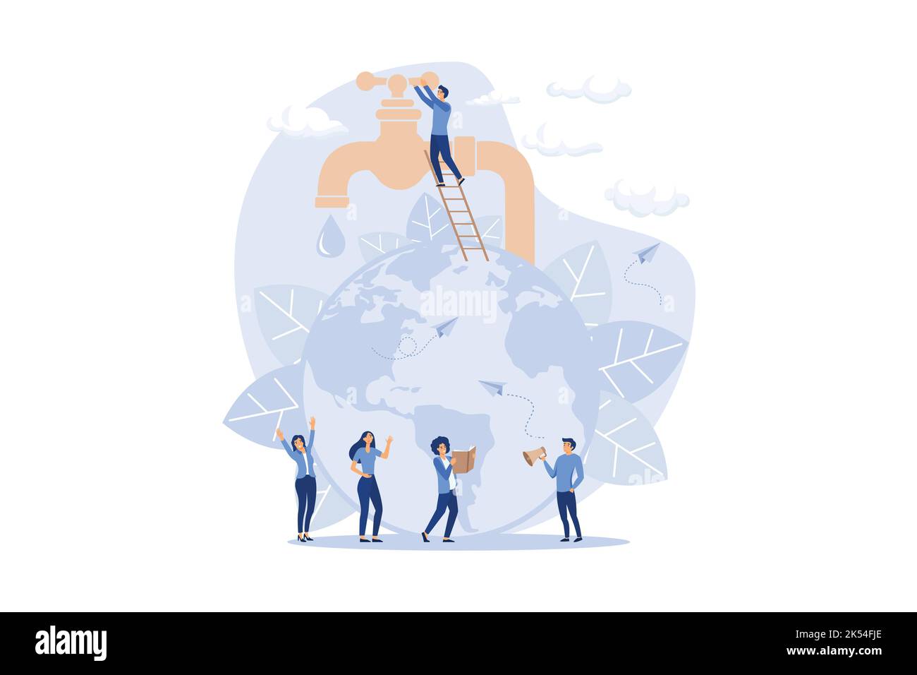 Business Graphics Save The Planet Save Energy And Water Design