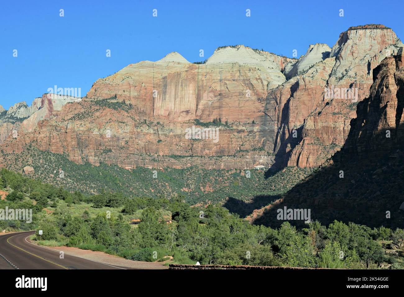 Zion National Park located in the state of Utah, United States Stock ...