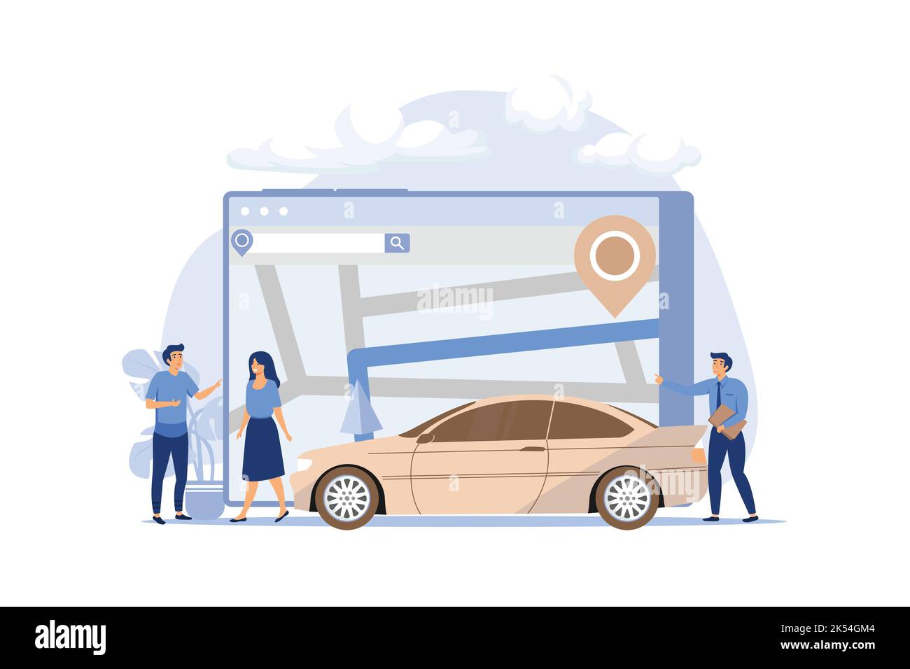 Gps system, cartography display, location on the city map, navigation ... Gps system, cartography display, location on the city map, navigation ...
