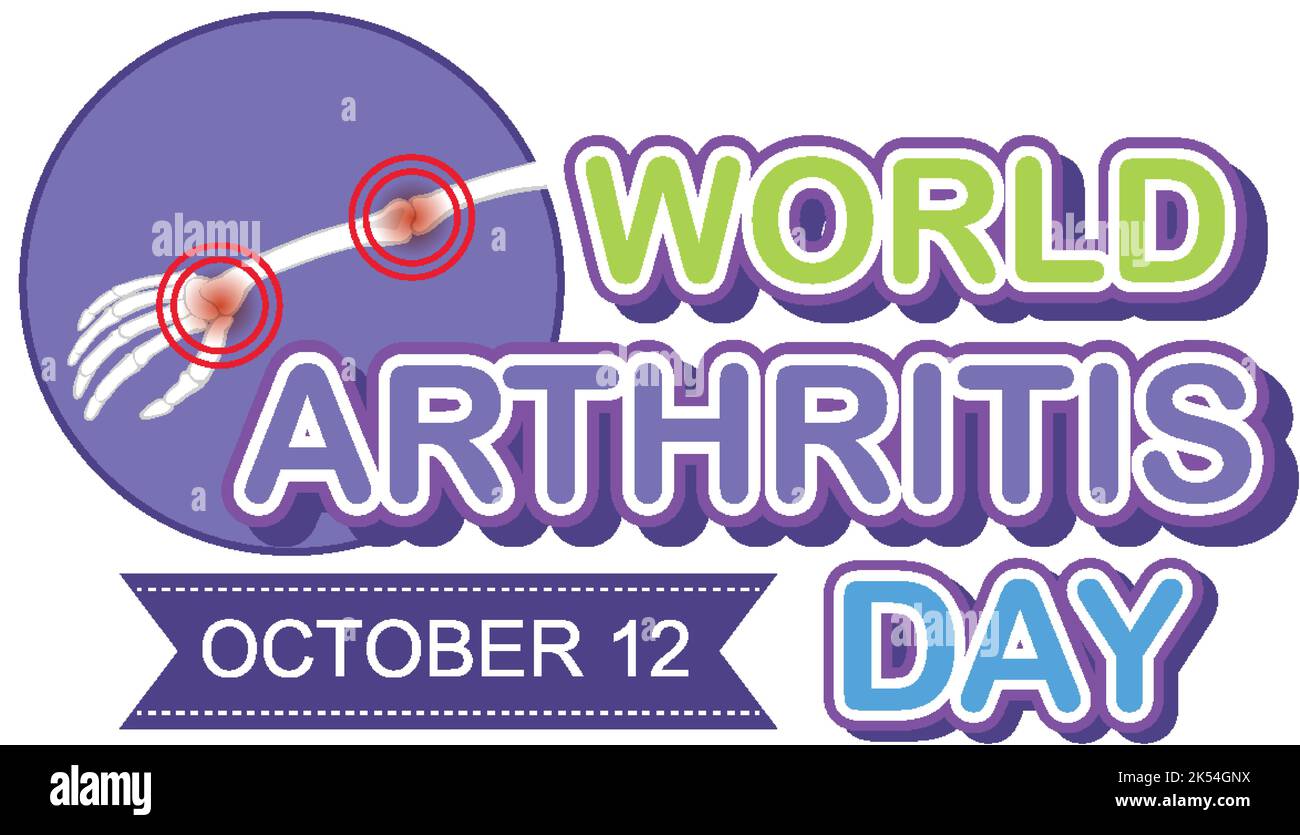 World Arthritis Day Poster Design illustration Stock Vector Image & Art ...